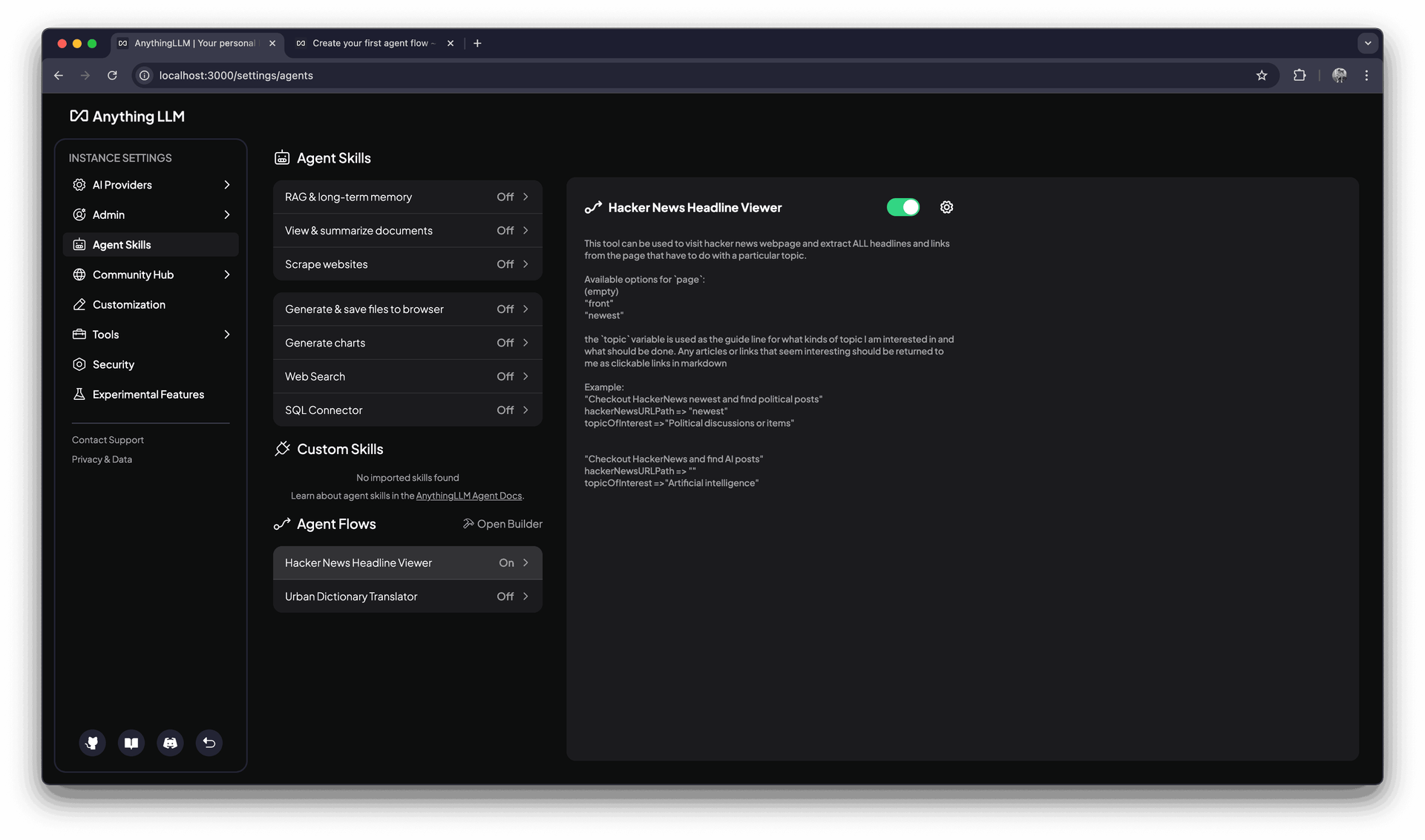 Getting Started with Flows ~ AnythingLLM