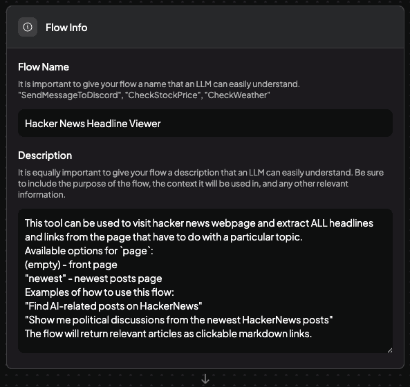 Tutorial: HackerNews Flow ~ AnythingLLM