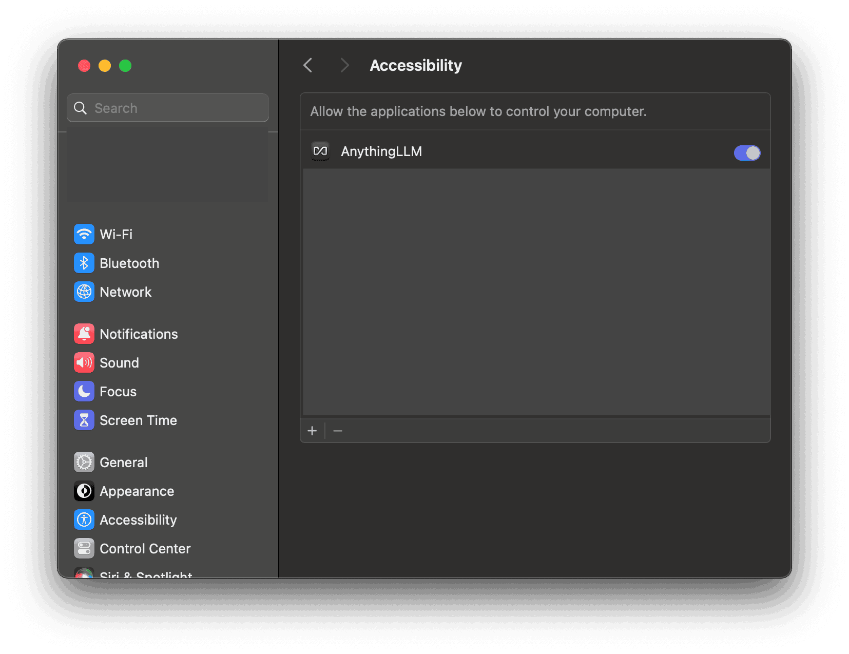 AI Computer use ~ AnythingLLM