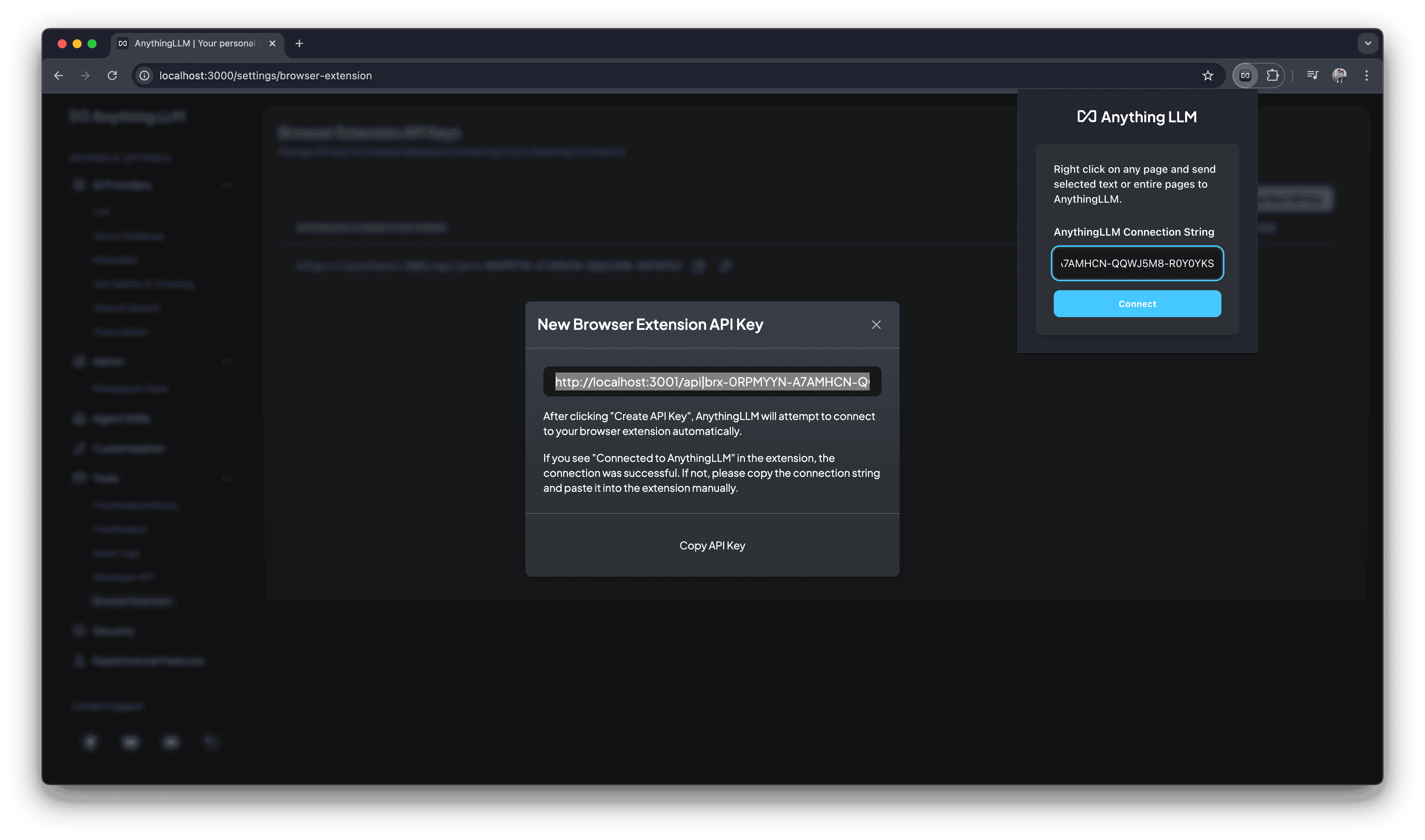 AnythingLLM Browser Extension ~ AnythingLLM