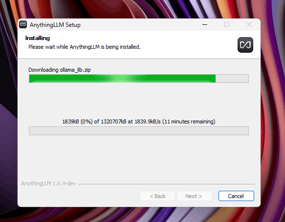 Windows Installation ~ AnythingLLM