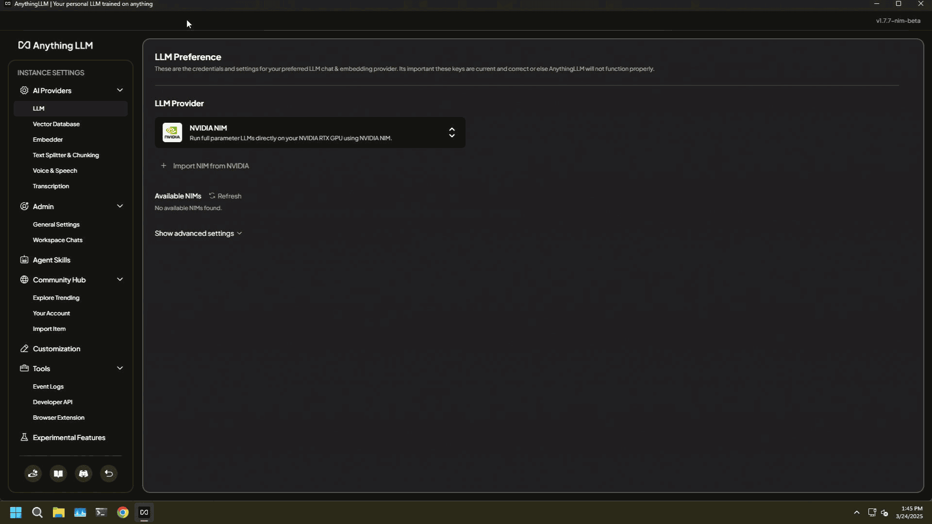 Walkthrough ~ AnythingLLM